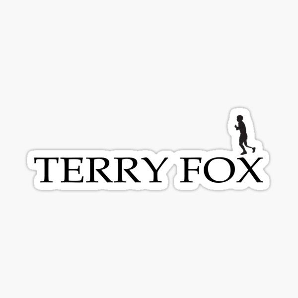 "terry fox" Sticker for Sale by imagineandenjoy | Redbubble