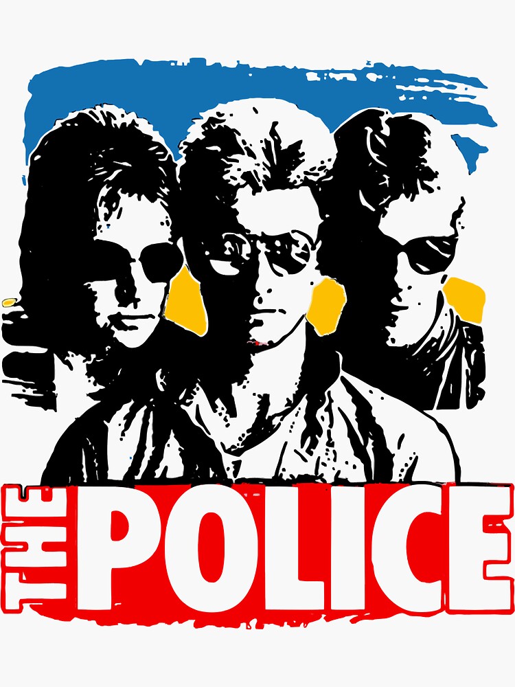 "logo-the-police-Band-Photo-Sunglasses mbois abiss Classic" Sticker for ...