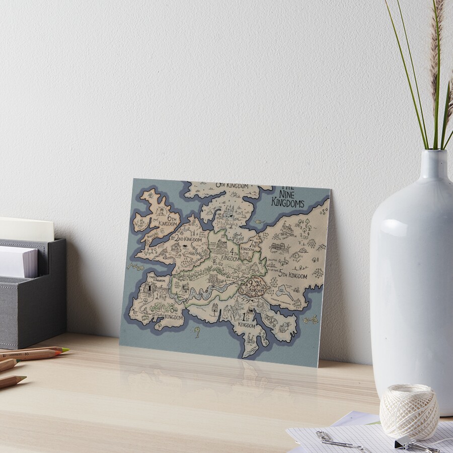 "The 10th Kingdom Map" Poster for Sale by glaciars | Redbubble