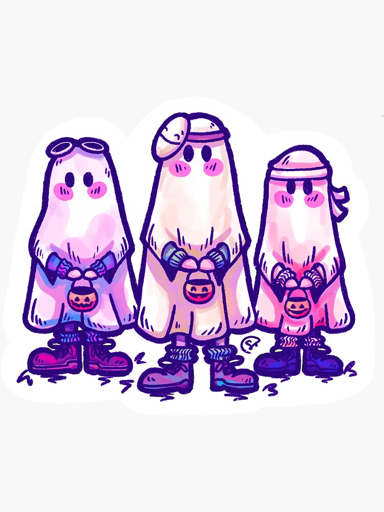 "spooky dream team" Sticker for Sale by daziedream | Redbubble