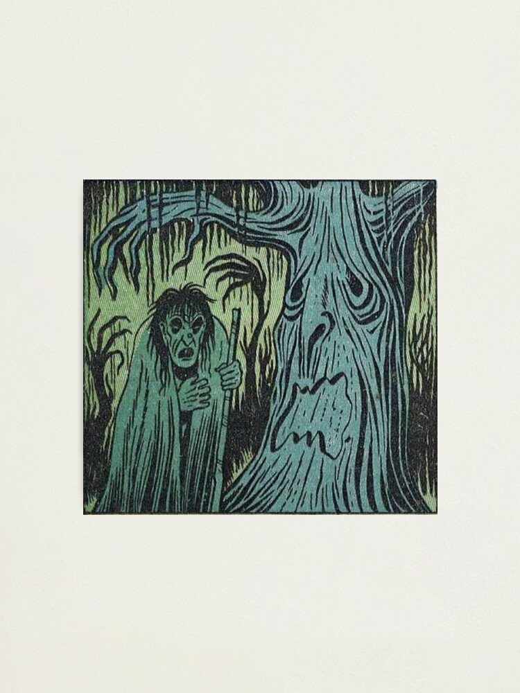 Impression photo « Bandes dessinées d'horreur rétro Vintage | Amateurs ...