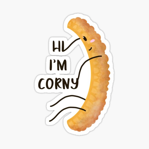 "Corny Elote " Sticker for Sale by kalanisart | Redbubble