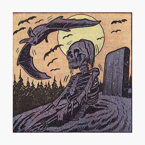 Impression photo « Bandes dessinées d'horreur vintage | Amateurs de ...