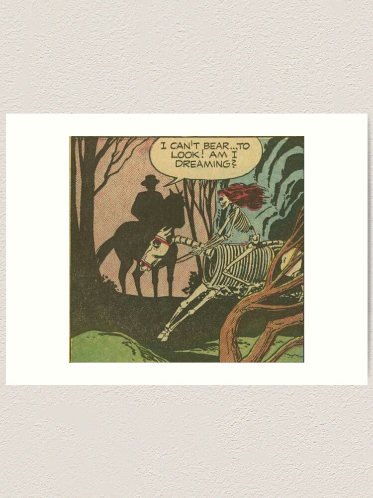 Impression artistique « Bandes dessinées d'horreur vintage | Amateurs ...