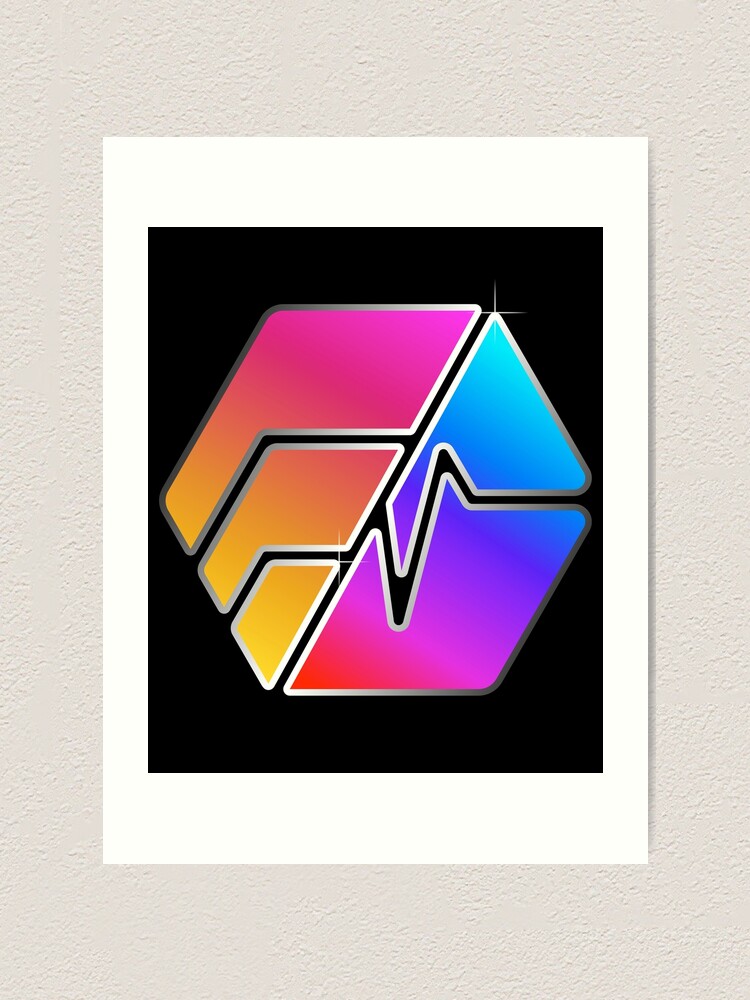 "HEX PULSE Logo" Art Print for Sale by IMQFourteenth | Redbubble