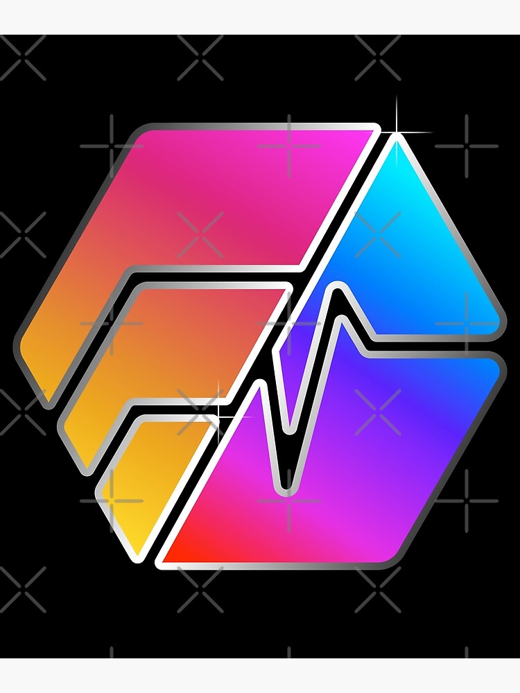 "HEX PULSE Logo" Art Print for Sale by IMQFourteenth | Redbubble