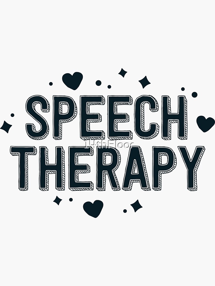 "Speech Therapy SLP Matching Speech Language Pathology Team" Sticker ...