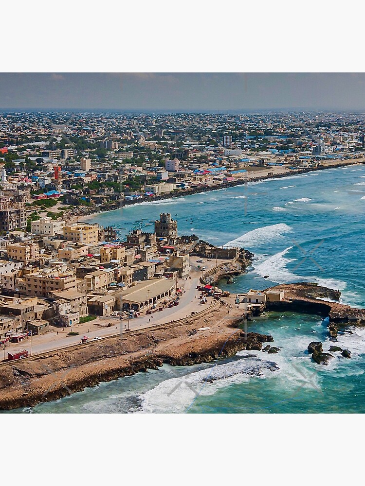 "Xamar Weyne and The Fish Market" Sticker for Sale by VintageSomalia ...