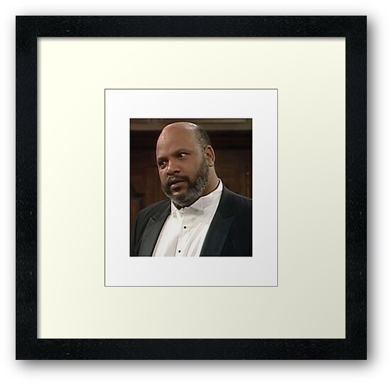 "Uncle Phil" Framed Art Print by Superkev45 | Redbubble