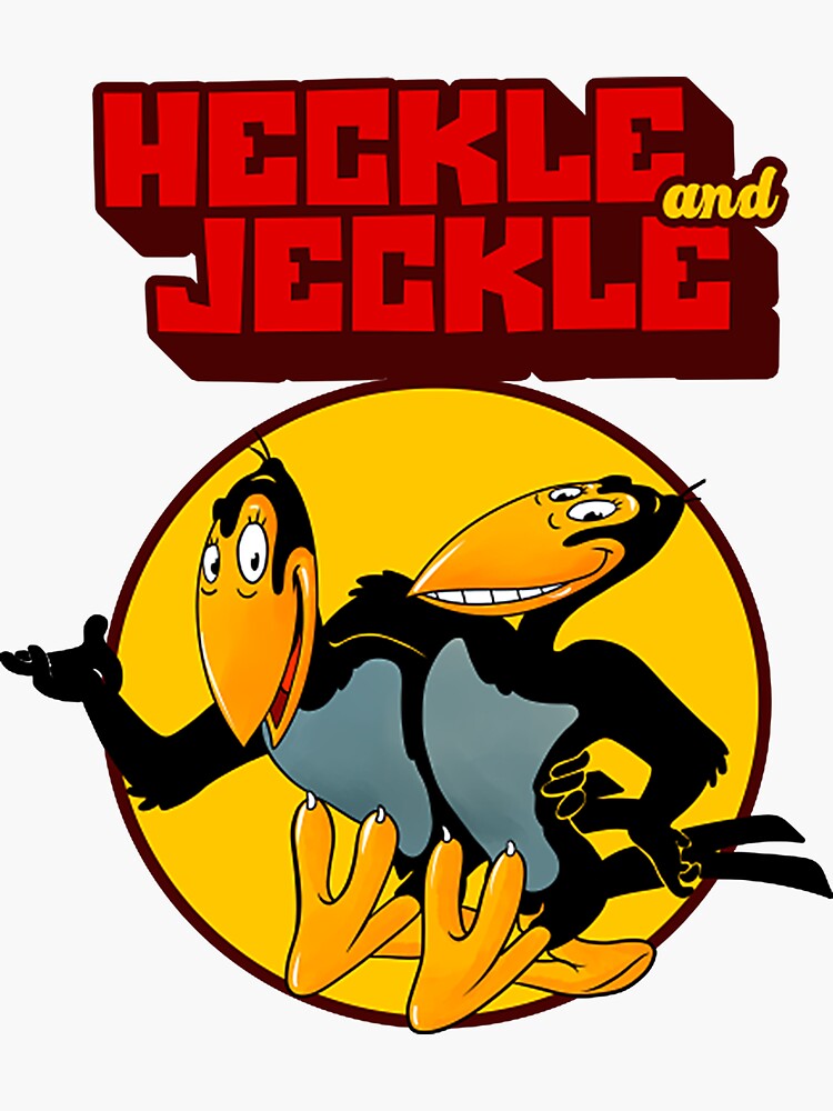 "Heckle and Jeckle " Sticker for Sale by Lanaman823 | Redbubble