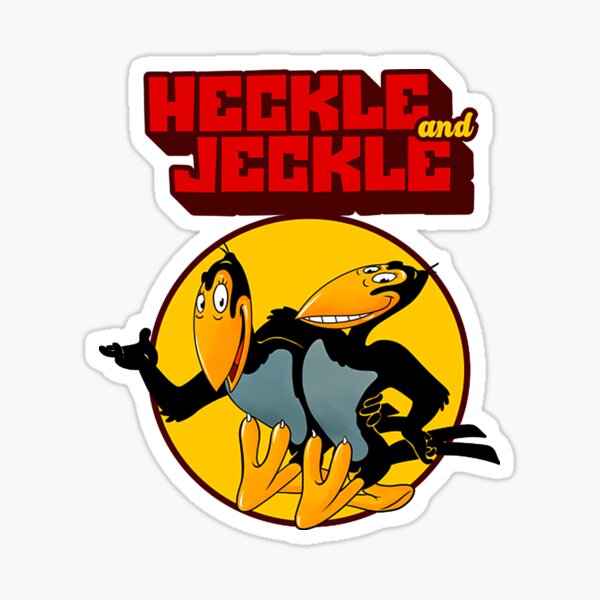 "Heckle and Jeckle " Sticker for Sale by Lanaman823 | Redbubble