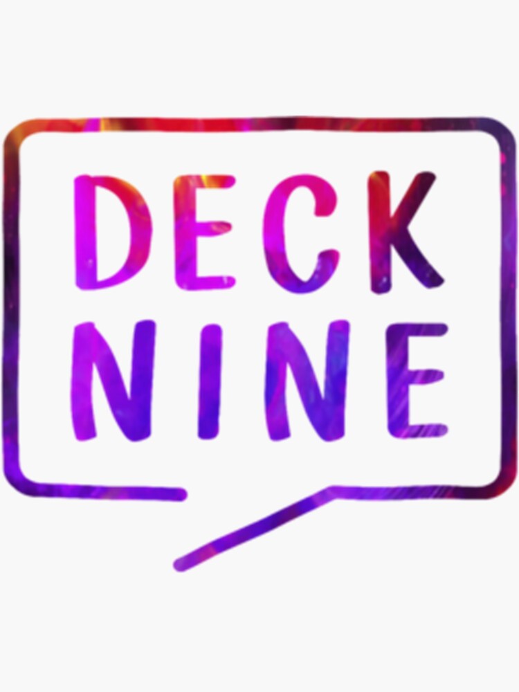 Pegatina «Logotipo Deck Nine (LiS True Colors)» de OneByOneshop | Redbubble