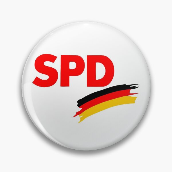 "German Social Democratic Spd" Pin for Sale by veronikadevi | Redbubble