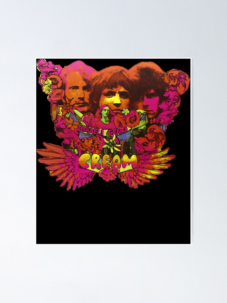 "Cream band psychedelic album cover Classic" Poster by JamesFloyd01 ...