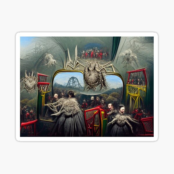 "Who's at the Controls?" Sticker for Sale by DMTTAPESFL | Redbubble