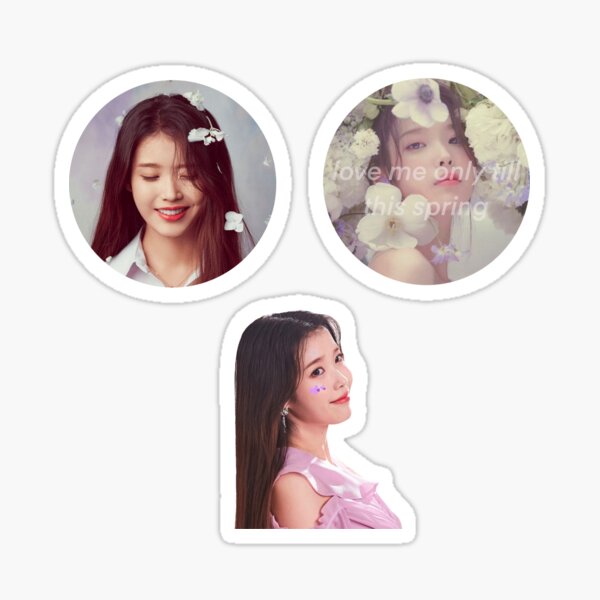 "IU Lilac [IU VOL.One]" Sticker for Sale by purelyasiashop | Redbubble