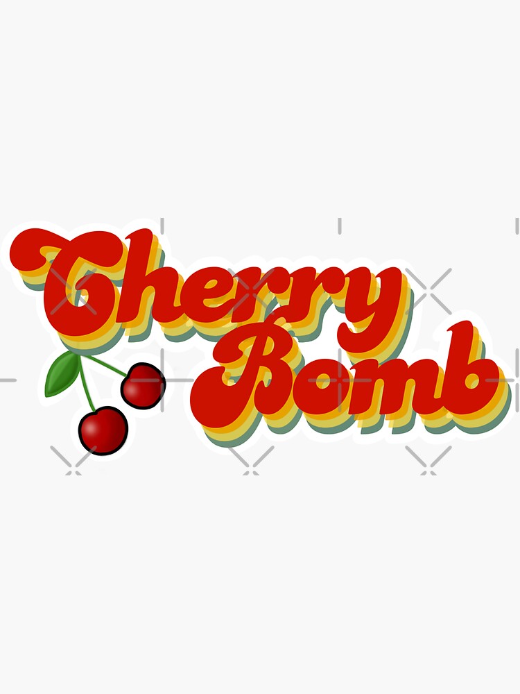 "Cherry Bomb" Sticker by CultofBear | Redbubble