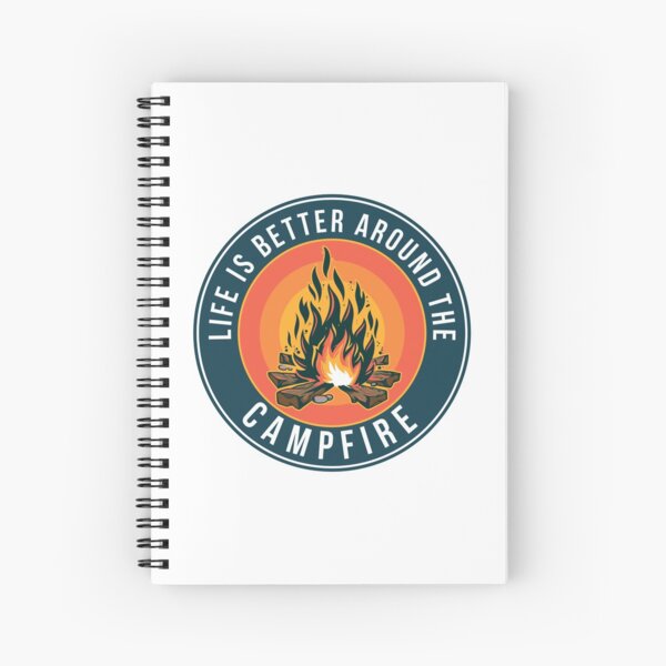 "Campfire" Spiral Notebook for Sale by renju1902 | Redbubble