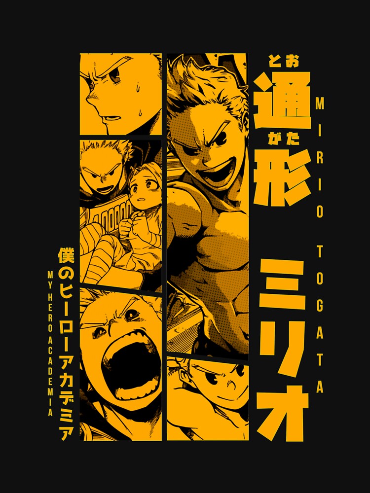 "Mirio Togata Lemillion MY HERO ACADEMIA Manga Panel" T-shirt for Sale ...