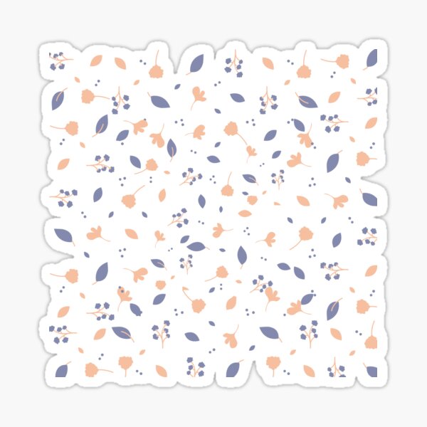 "Minimalist Calm Leaves flowers Design" Sticker for Sale by coolestcool ...