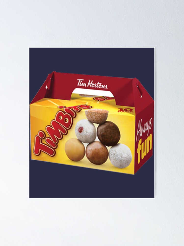"Tim Bits Tim Hortons " Poster for Sale by TJOprints | Redbubble