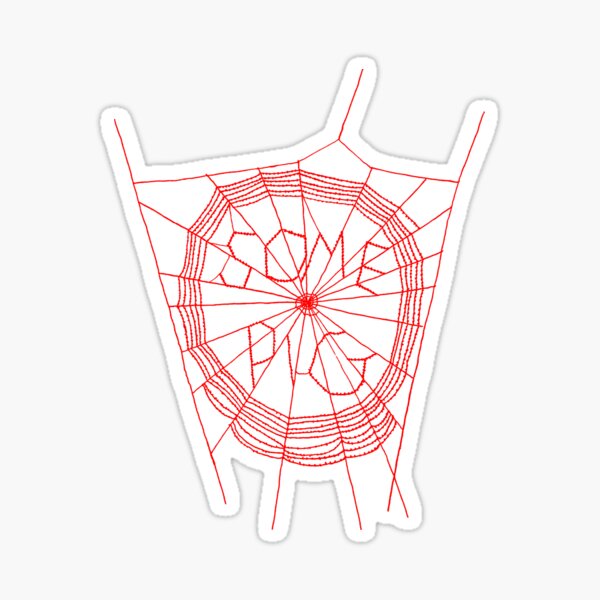 "Some Pig-Red Web" Sticker for Sale by geareduppup | Redbubble