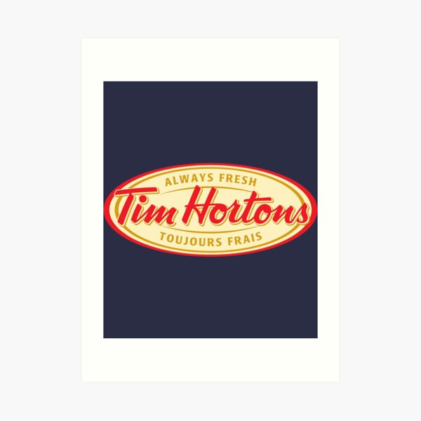 "Tim Hortons Logo " Art Print by TJOprints | Redbubble
