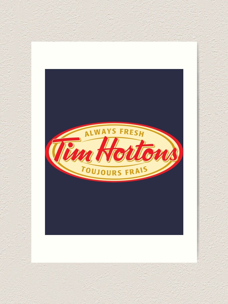 "Tim Hortons Logo " Art Print by TJOprints | Redbubble