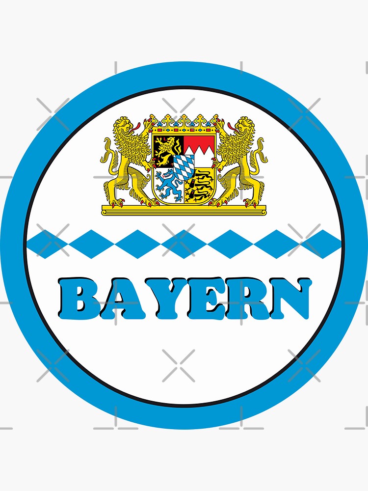 "German State of Bavaria" Sticker for Sale by FedSherDesign | Redbubble