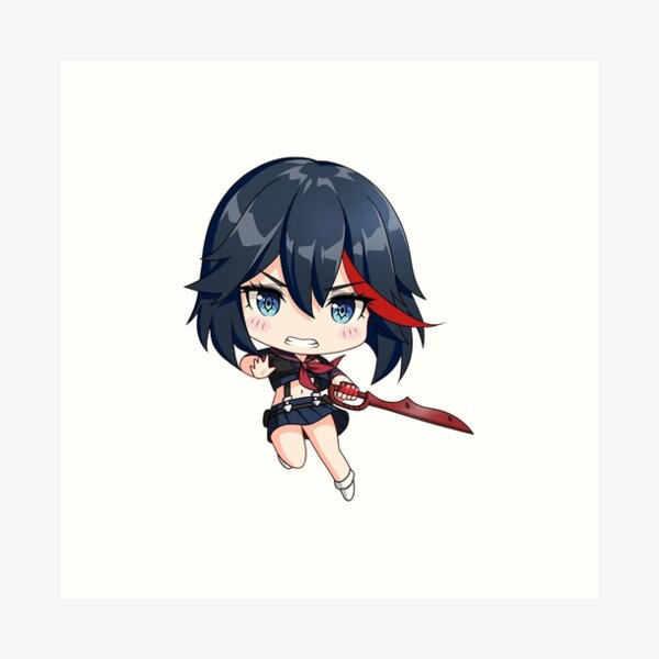 "Ryuko Matoi Chibi" Art Print by Stickeramut | Redbubble