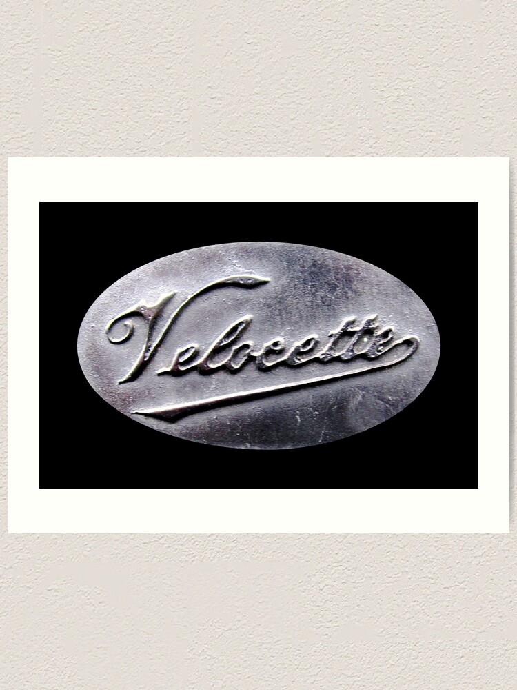 "Velocette vintage motorbike logo" Art Print for Sale by soitwouldseem ...