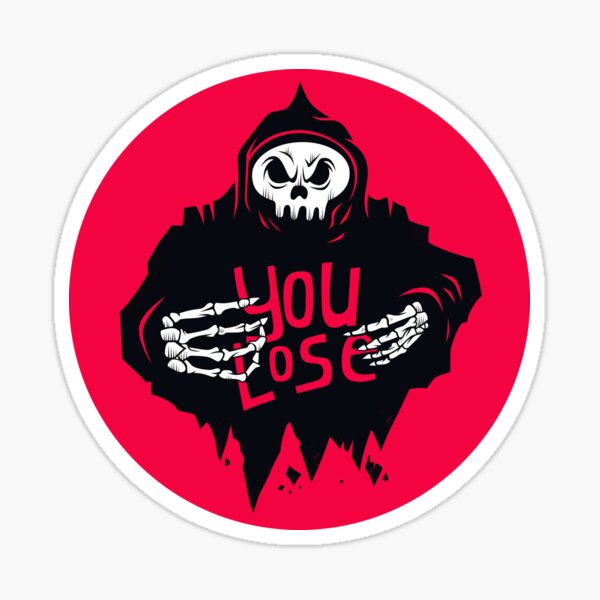 "You Lose" Sticker by strangethingsA | Redbubble