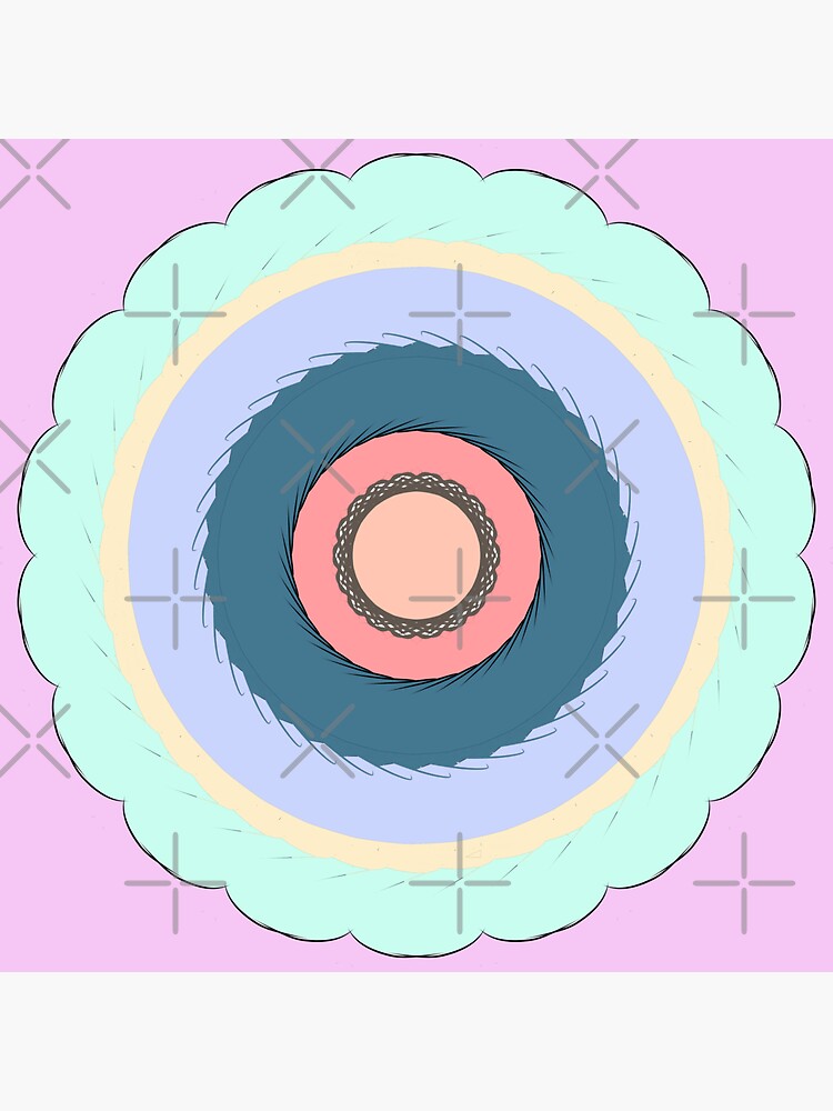 "metaphysical glyph 1 " Sticker for Sale by bobosay-store | Redbubble