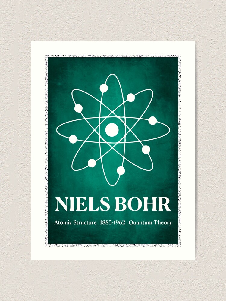 "Niels Bohr Atomic Model" Art Print by labstud | Redbubble