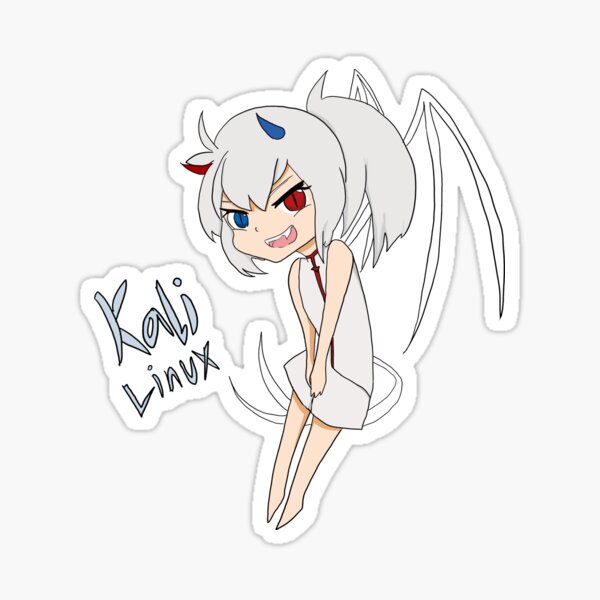 Pegatina «Kali Linux-chan» de kanashiirno | Redbubble