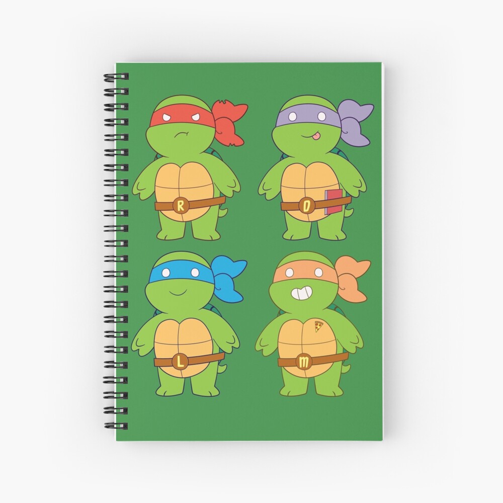 "Turts and Emotes" Spiral Notebook for Sale by FrankenPup | Redbubble