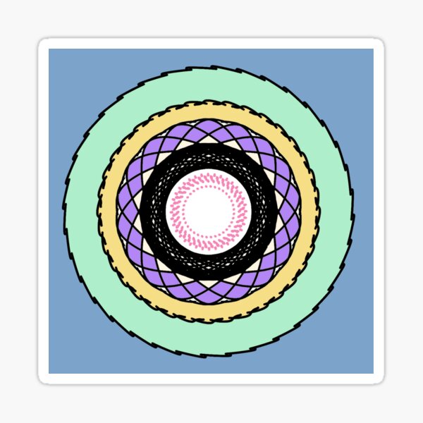 "metaphysical glyph 5" Sticker for Sale by bobosay-store | Redbubble