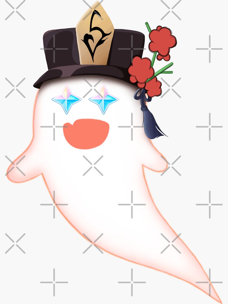 "♥ Boo Tao wants primogems ♥ Hu Tao Ghost | Genshin Impact |" Sticker ...