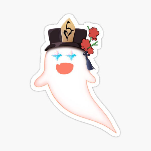 "♥ Boo Tao wants primogems ♥ Hu Tao Ghost | Genshin Impact |" Sticker ...