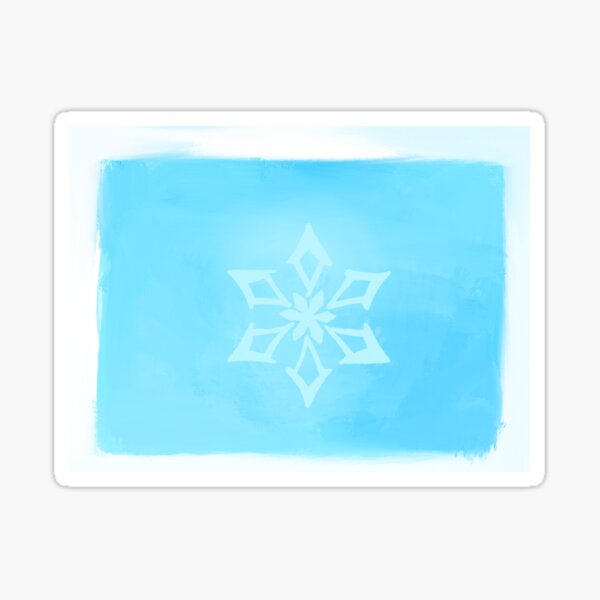 "Cryo Print" Sticker for Sale by Lizzillistrates | Redbubble
