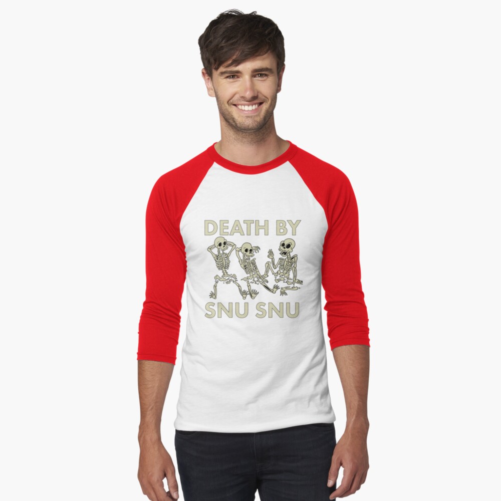 "Death by Snu Snu" Sticker for Sale by McPod | Redbubble