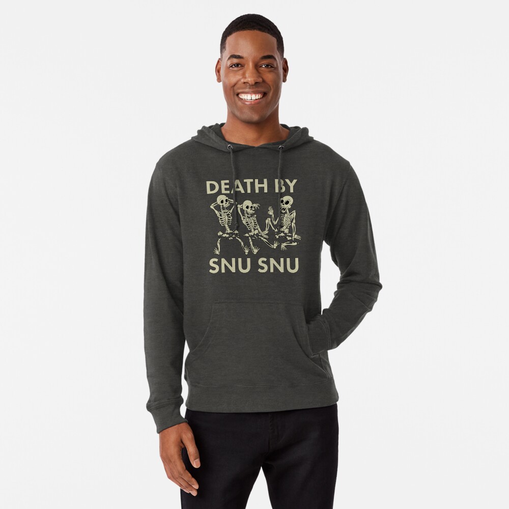 "Death by Snu Snu" Sticker for Sale by McPod | Redbubble