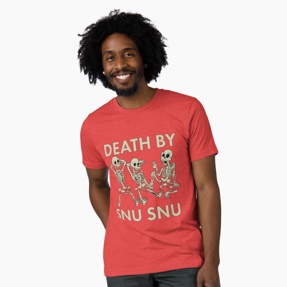 "Death by Snu Snu" Sticker for Sale by McPod | Redbubble