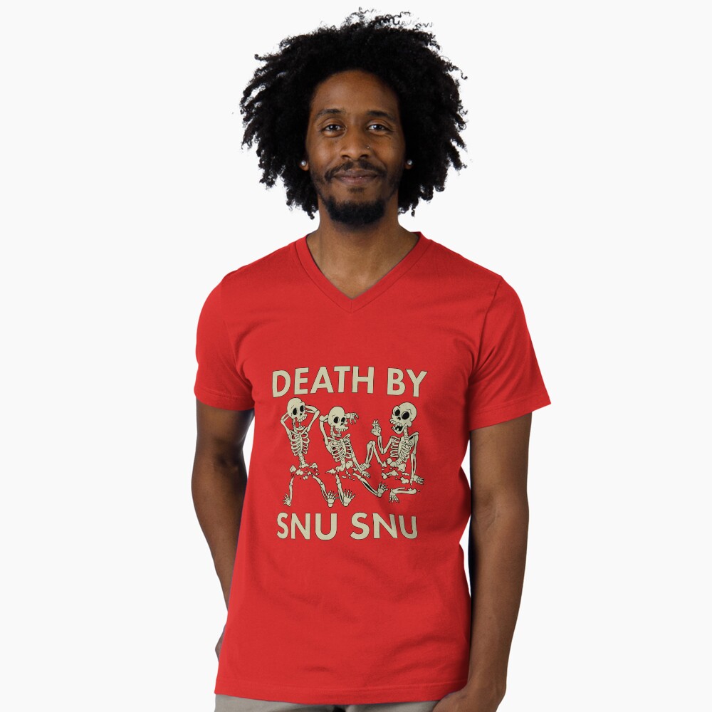 "Death by Snu Snu" Sticker for Sale by McPod | Redbubble