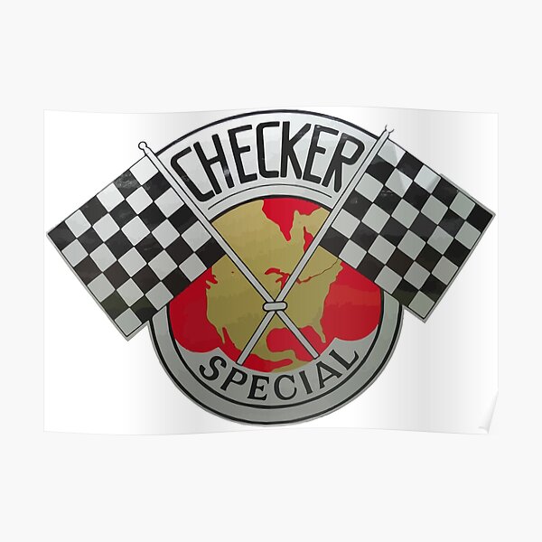 "Checker Motors Corporation Logo" Poster for Sale by oldcarlogos ...