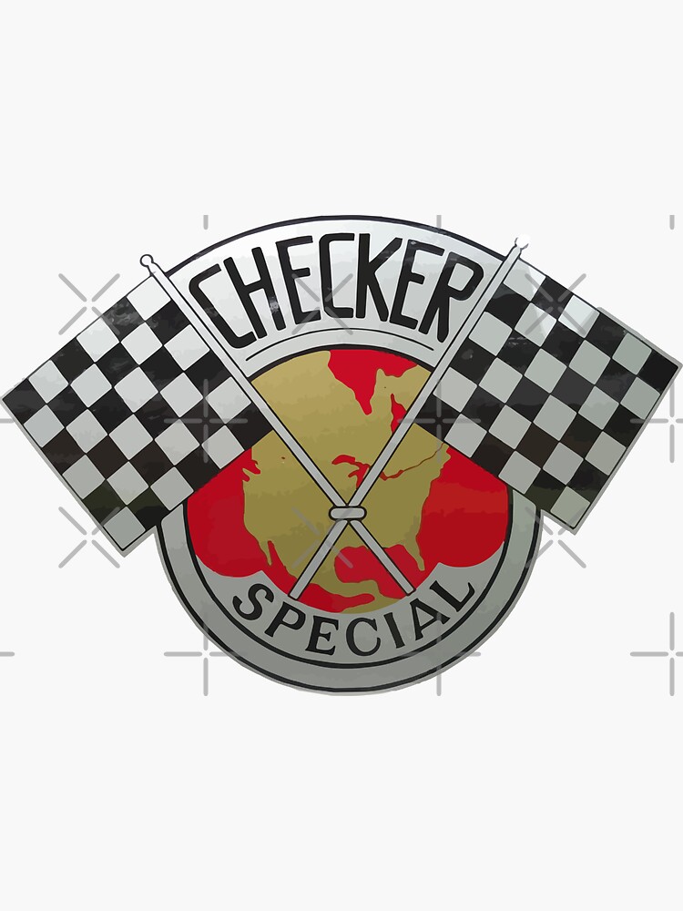 Pegatina «Logotipo de Checker Motors Corporation» de oldcarlogos ...