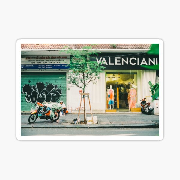 "Street Photo of Saigon, Vietnam " Sticker for Sale by GIINNG | Redbubble