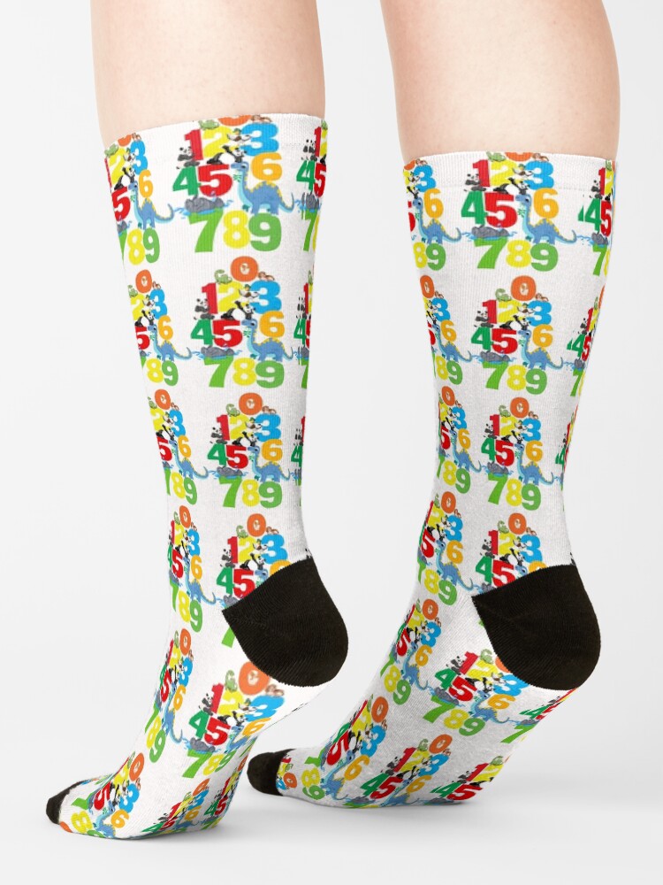 Calcetines «Camiseta de Numberblocks, camiseta personalizada de ...