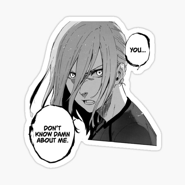 "Hyoma Chigiri blue lock" Sticker for Sale by Manime03 | Redbubble
