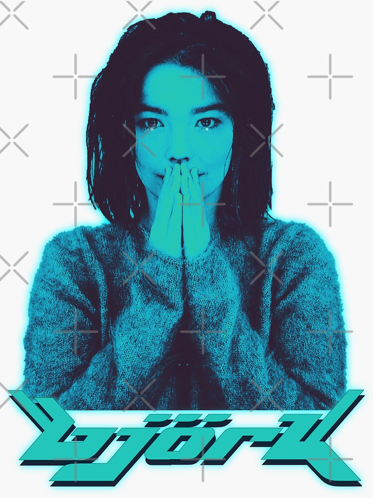 "Bjork" Sticker by SkyAfterDusk | Redbubble